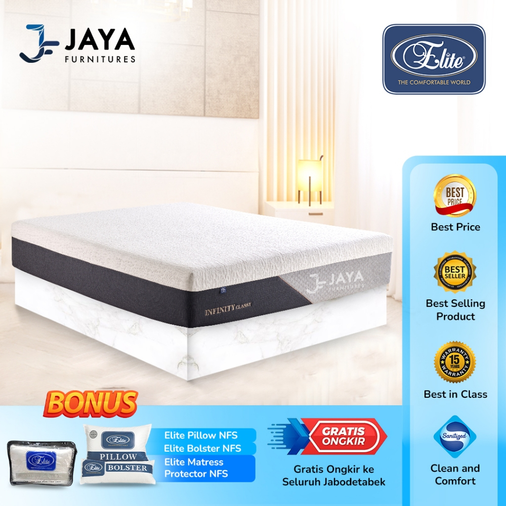 Jual ELITE SPRINGBED MATRAS MATTRESS KASUR INFINITY CLASSY (HANYA ...