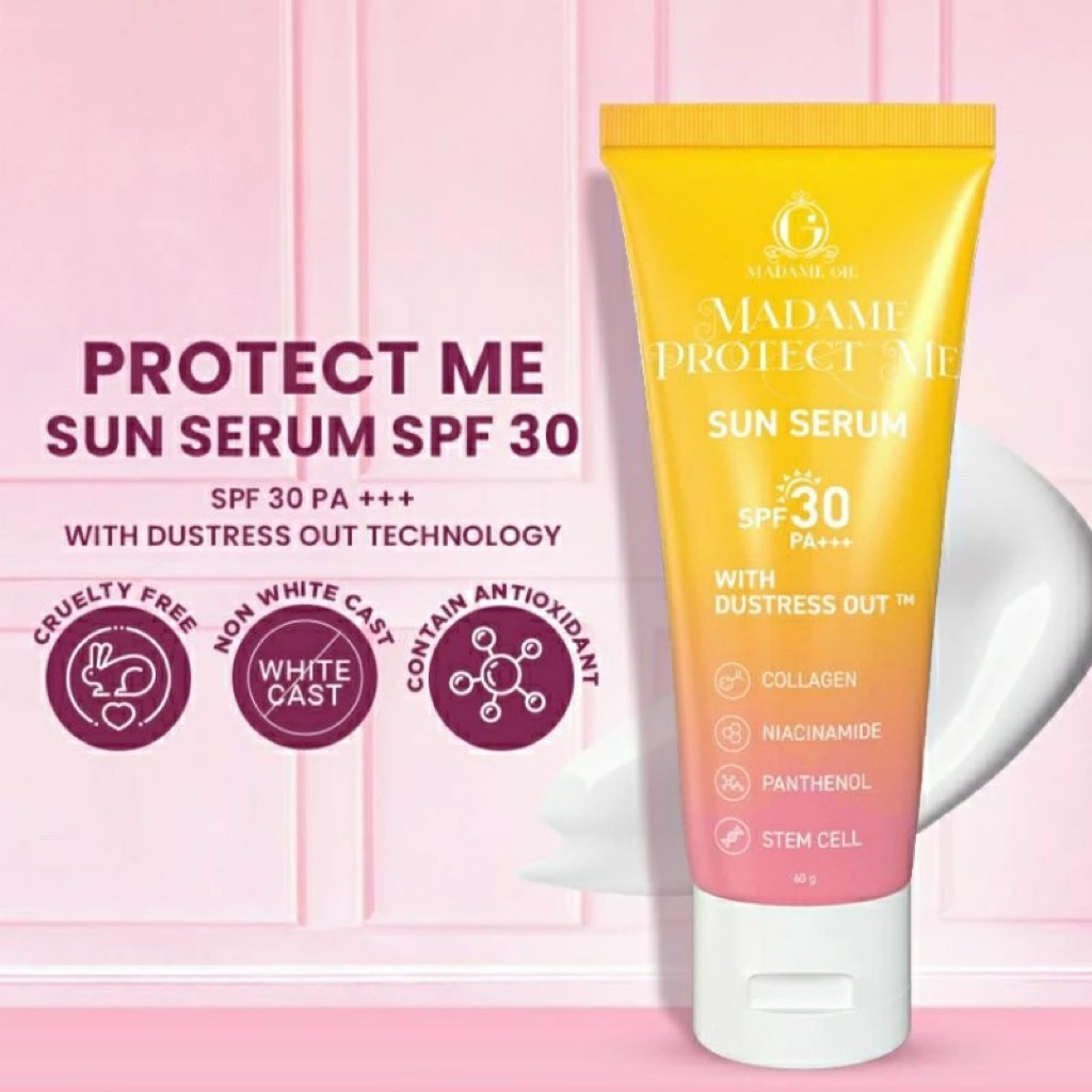 Jual SUN SERUM MADAMGIE PROTECT SPF 30pa+++ / SUNCREEN MADAMGIE | Shopee Indonesia