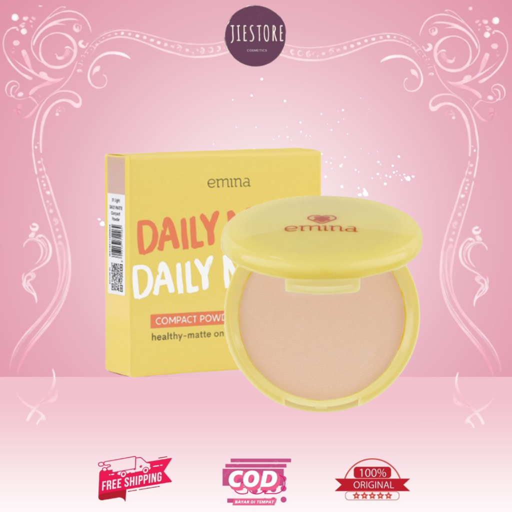 Jual Emina Daily Matte Compact Powder 11 g | Shopee Indonesia