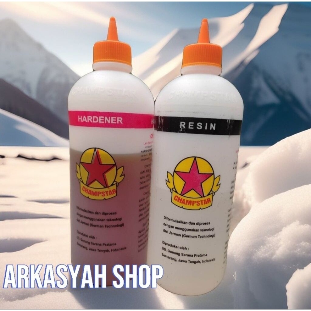 Jual LEM BINTANG EPOXY HARDENER RESIN ORENN 1 KG (LEM KAYU LEM 2 ...
