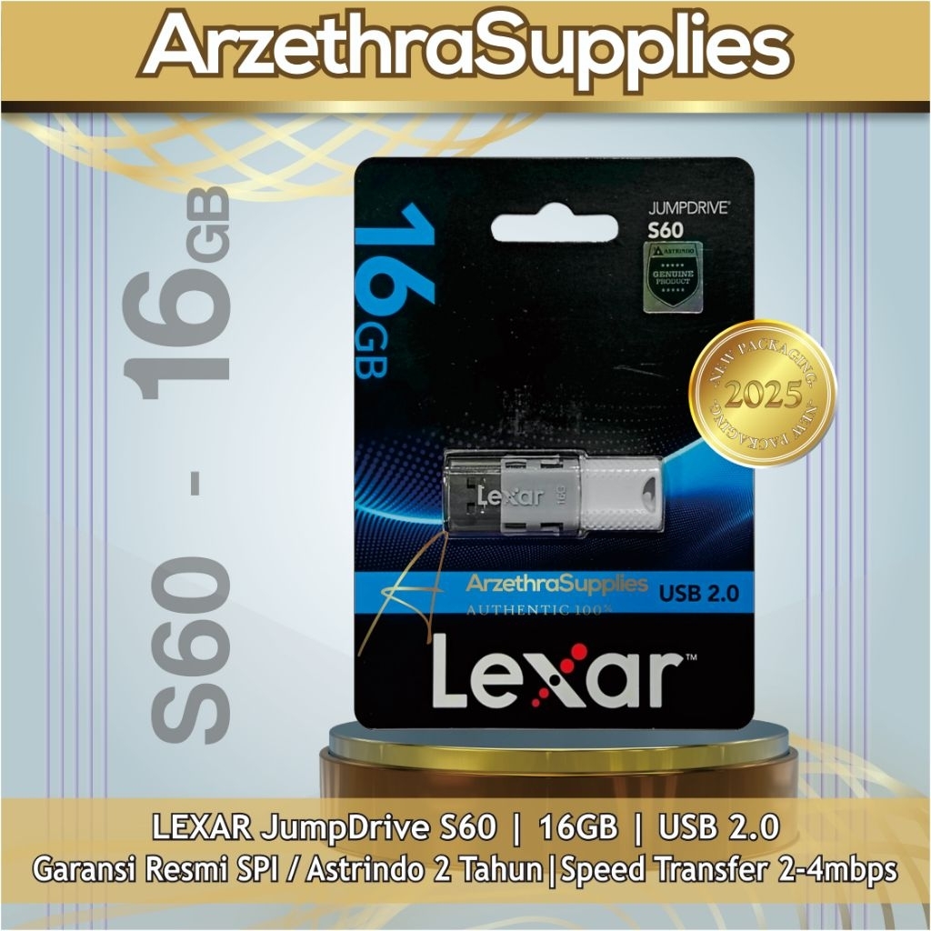 Jual Flashdisk Lexar S60 USB 2.0 16GB (Garansi Astrindo & SPI) | Shopee ...