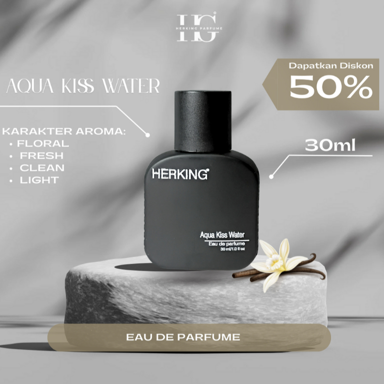Jual HERKING parfum pria dan wanita AQUA KISS WATER Eau De Parfum 30ml ...