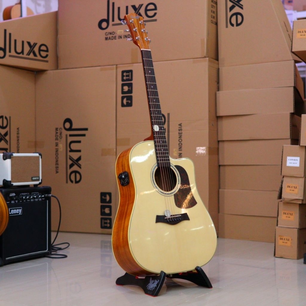 Jual Gitar Cowboy GWC360NT Transkustik tunner G01 Paking kayu free ...