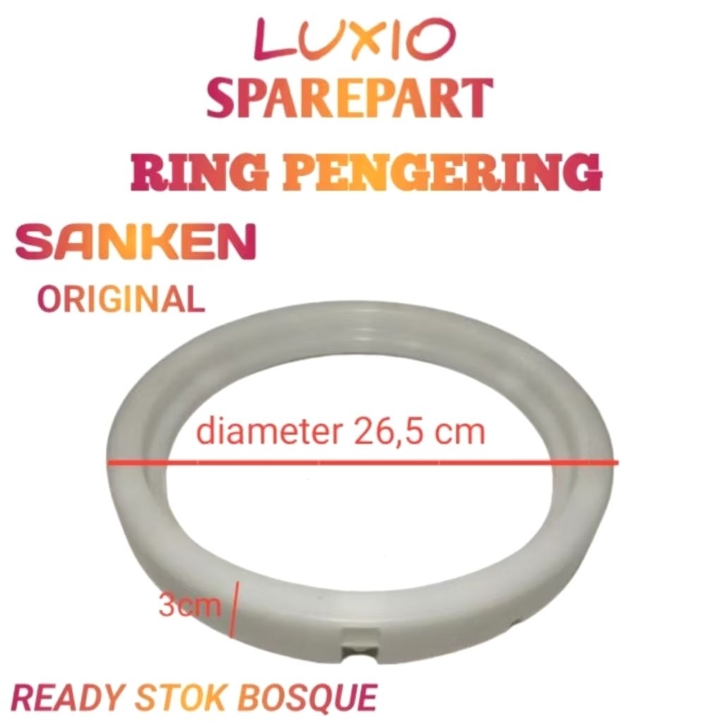 Jual RING TABUNG MESIN CUCI SANKEN LEBAR 26CM TINGGI 3CM UNTUK 2 TABUNG ...