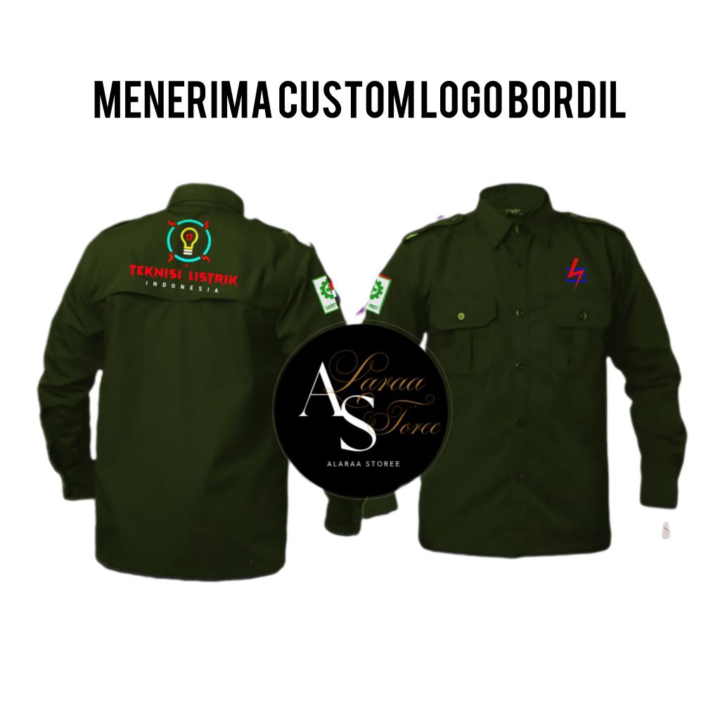 Jual Kemeja Tactical Pdh/M-Tack Lengan panjang TEKNISI LISTRIK ...