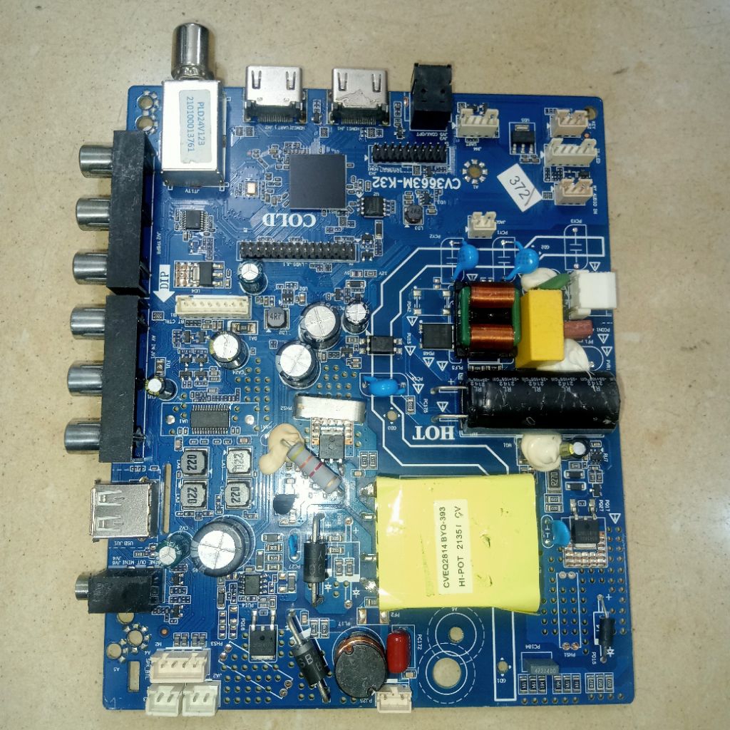 Jual POLYTRON DIGITAL TV PLD 24V123 MESIN TV LED MAINBOARD MOTHERBOARD ...