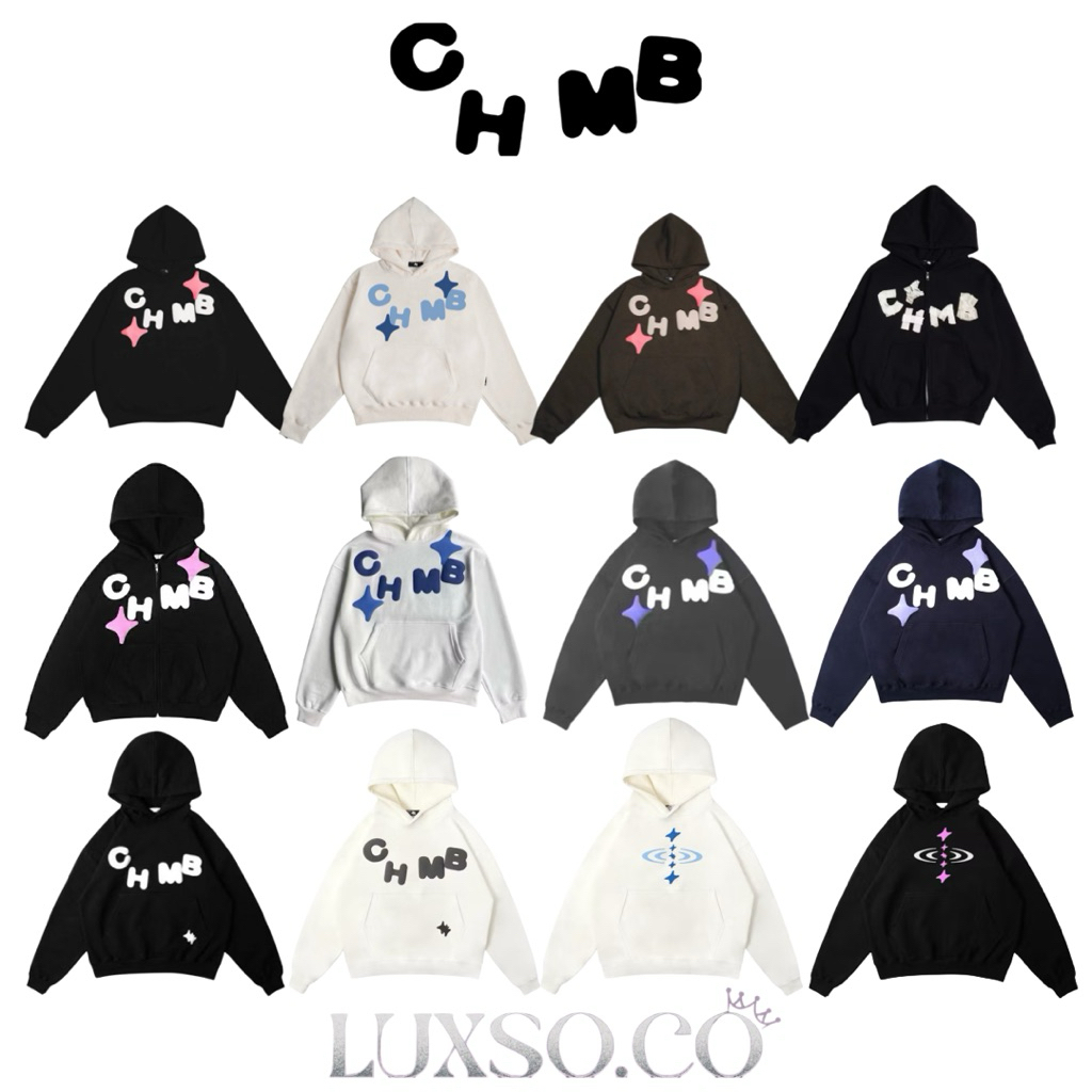Jual [100% ORIGINAL] BOXY HOODIE CHMB BEDSTAR, BLESSED, SHOTING LOVE ...