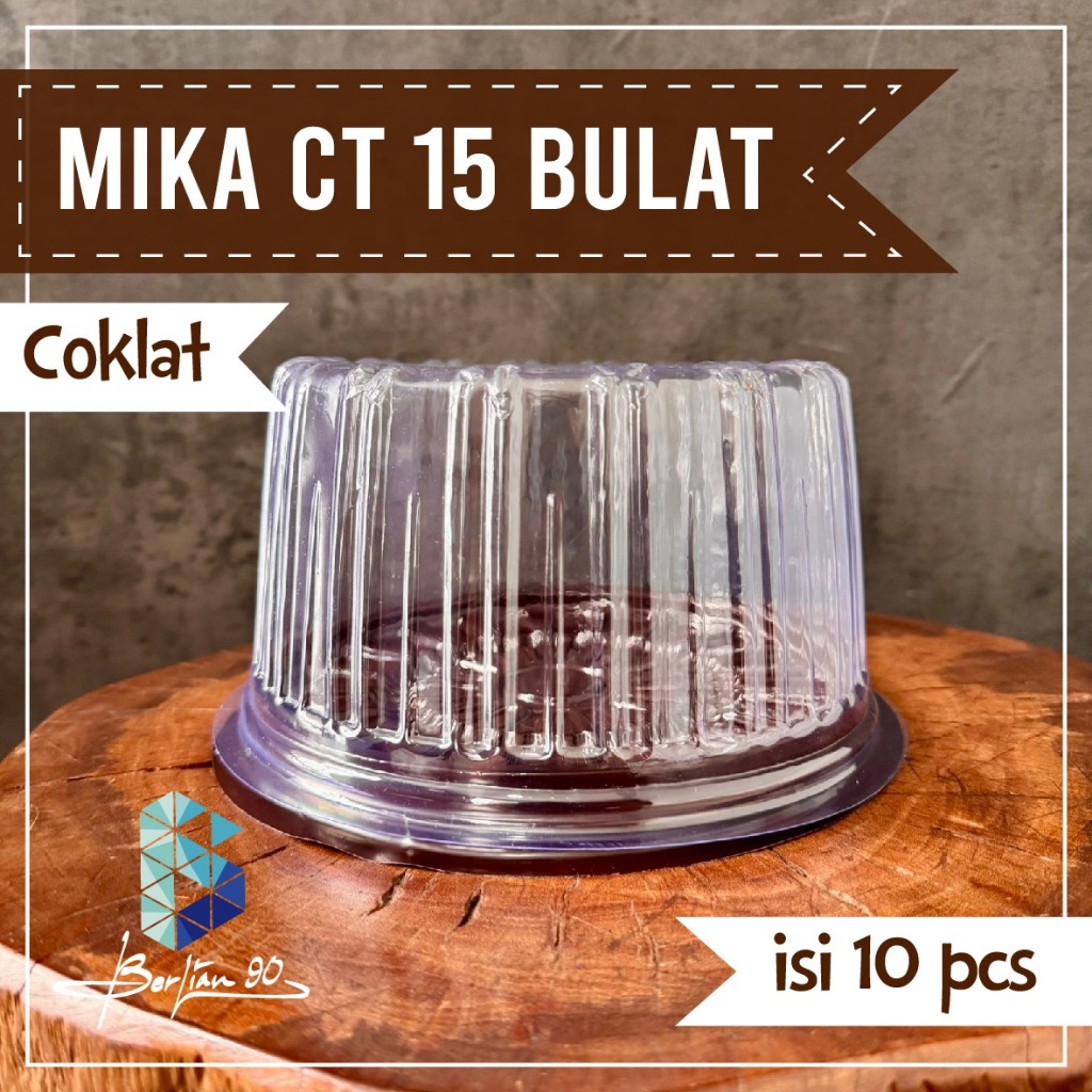 Jual ( ISI 10 ) Mika CT 15 Bulat / Mika Tumpeng Mini / Mika Cake Tray ...