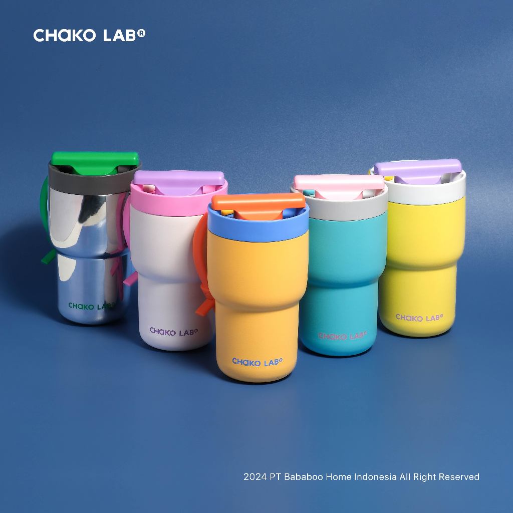 Jual CHAKO LAB Twist Ceramic Cup | DualSip SUS316 Coffee Cup 530ml ...