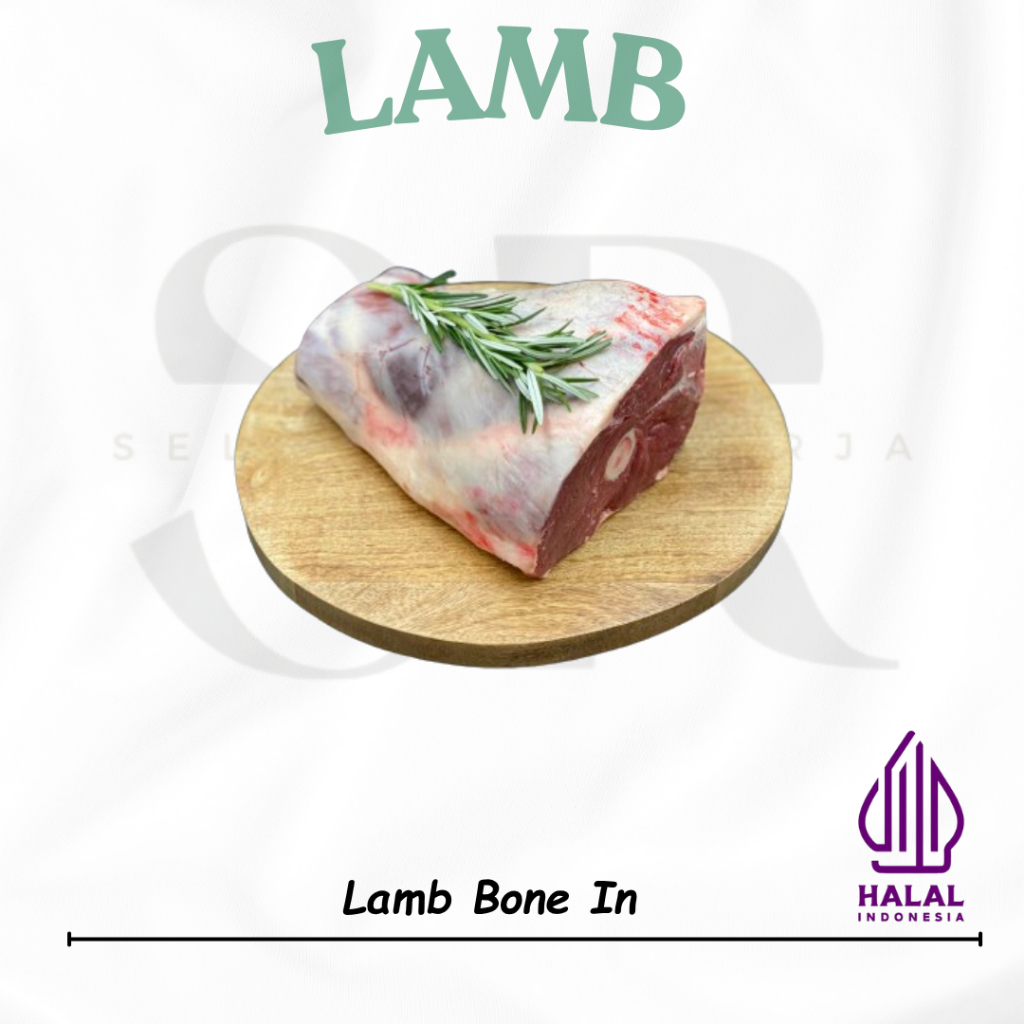 Jual Daging Paha Domba Muda / Lamb Leg Bone-in Import AUS Frozen 500 gr ...