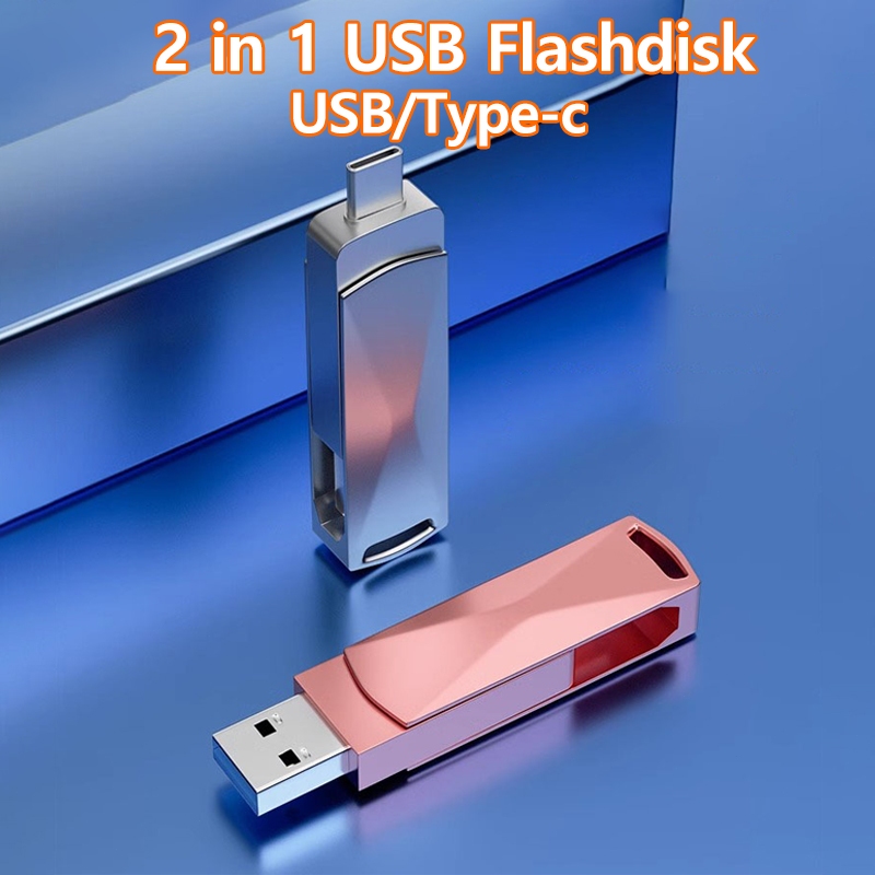 Jual U102 Flashdisk TYPE-C Kecepatan Tinggi: Kapasitas 32GB-1TB, USB ...