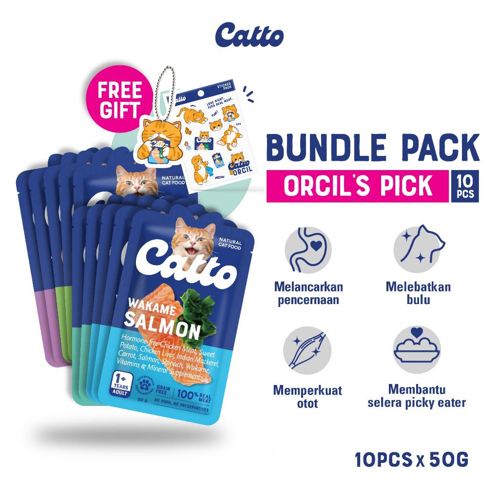 Jual Catto Makanan Kucing Dewasa | Cat Food - Orcil's Special Pick ...