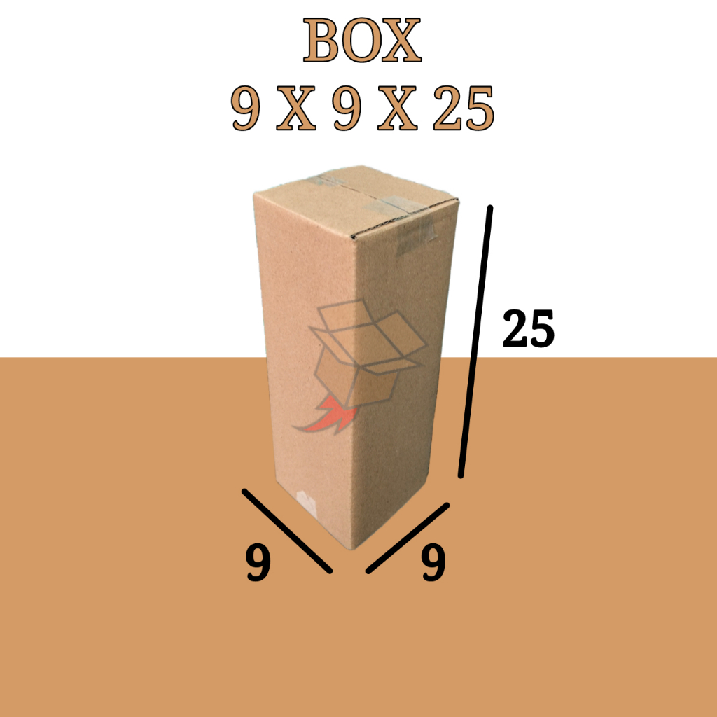 Jual Kardus Polos Karton Box Coklat DieCut 9 x 9 x 25 (Botol) | Shopee ...