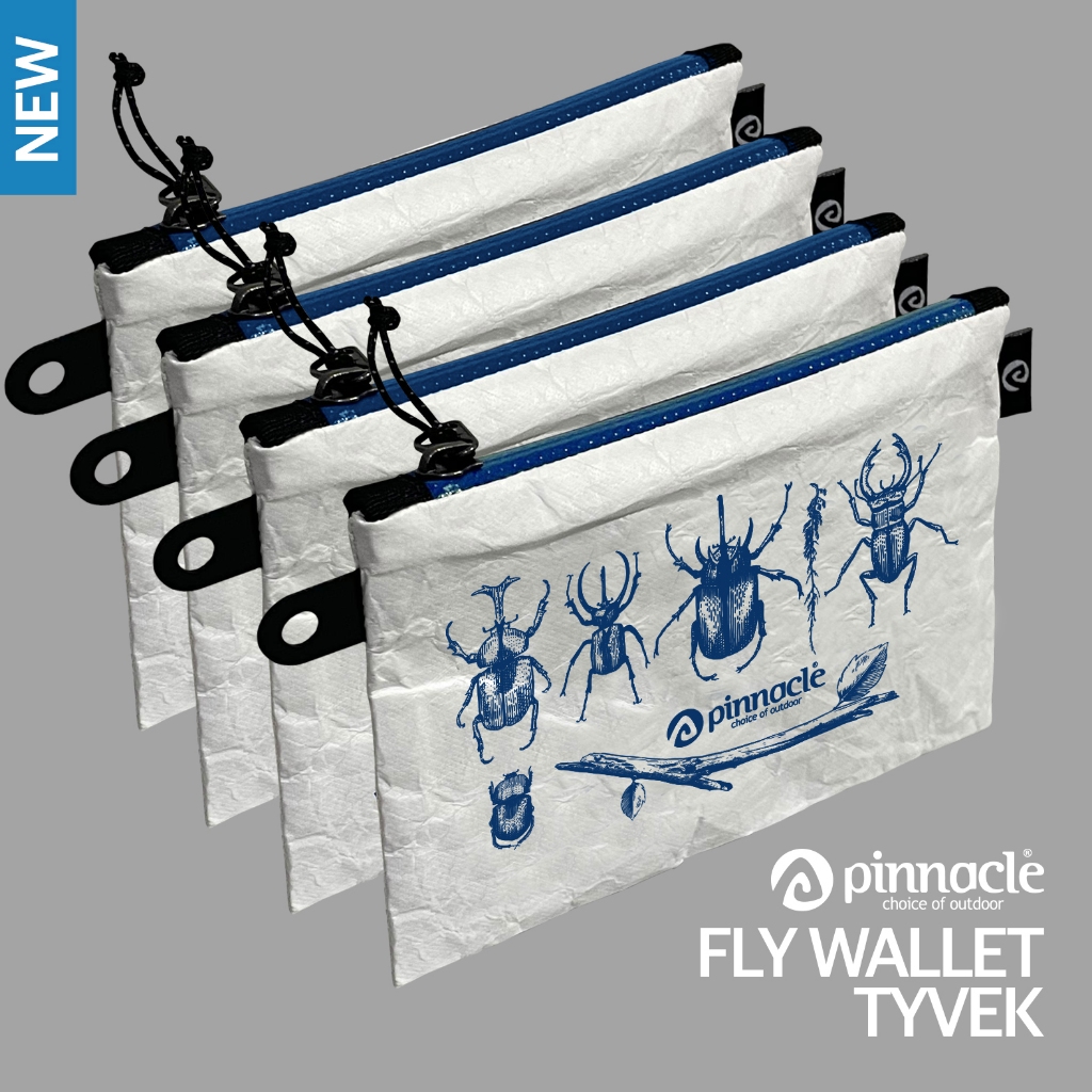 Jual Pinnacle Pro Official Fly Wallet Tyvek - Zip Blue | Shopee Indonesia