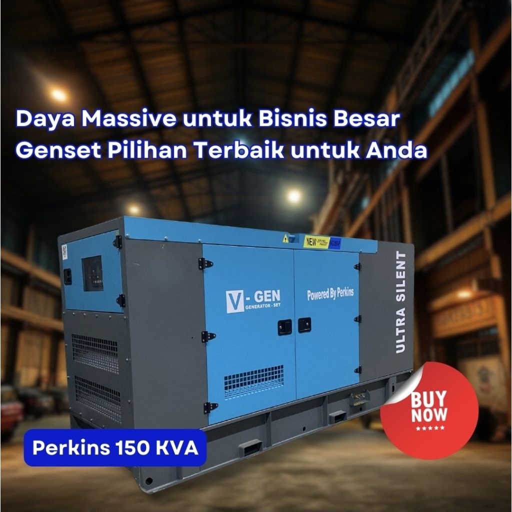 Jual GENSET BUILD UP SUPER SILENT PERKINS 150KVA | Shopee Indonesia