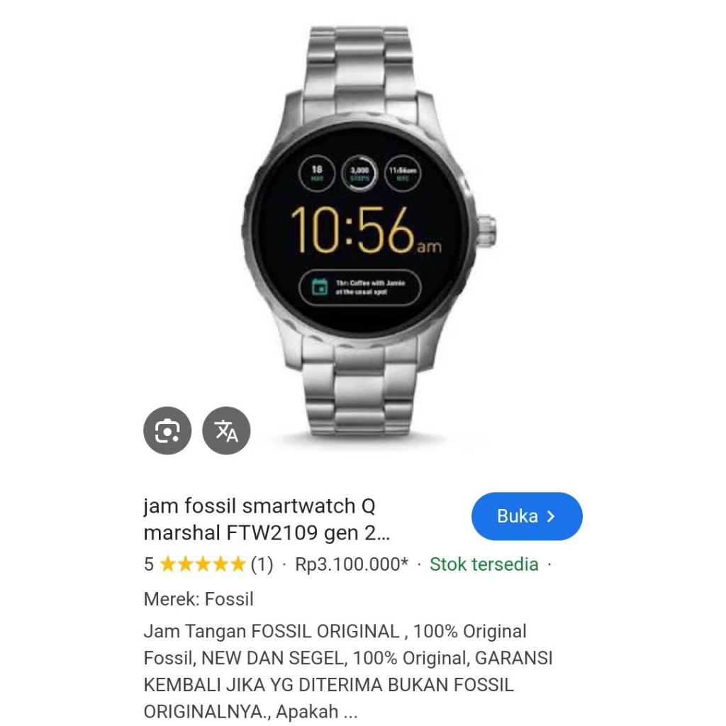 Jual Smartwatch F0ssil Gen 2 Marsella Orginal | Shopee Indonesia