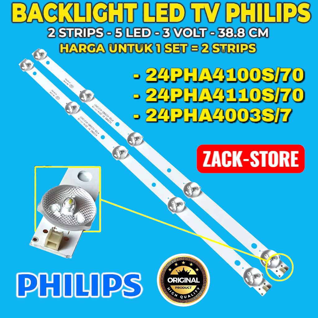 Jual BACKLIGHT TV LED PHILIPS 24 INC 24PHA4100S/70 24PHA4110S/70 ...