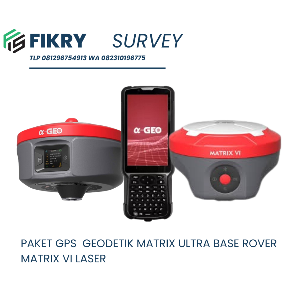 Jual GPS GEODETIK ALPA GEO MATRIX VI ROVER SET DAN MATRIX ULTRA BASE ...