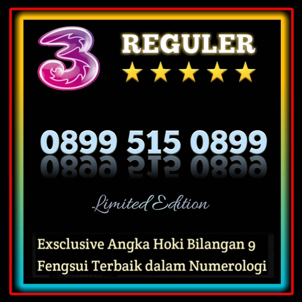Jual Nomor Cantik Exsclusive Varian Angka Double Mirror minimalis ...