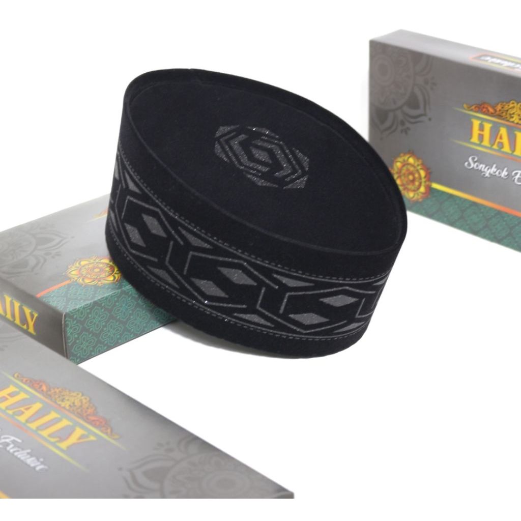 Jual Songkok Peci Kopiah Motif Batik 3D Non AC Tinggi 9 cm | Shopee ...