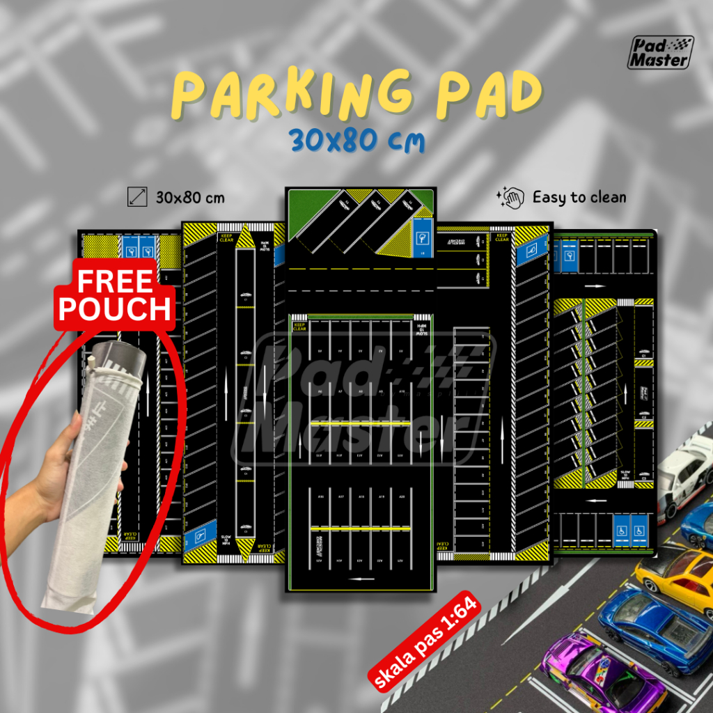 Jual Diorama Mousepad Parking pad Hot Wheels ukuran 30x80 cm Skala 1/64 Free Pouch - Maspliii ...