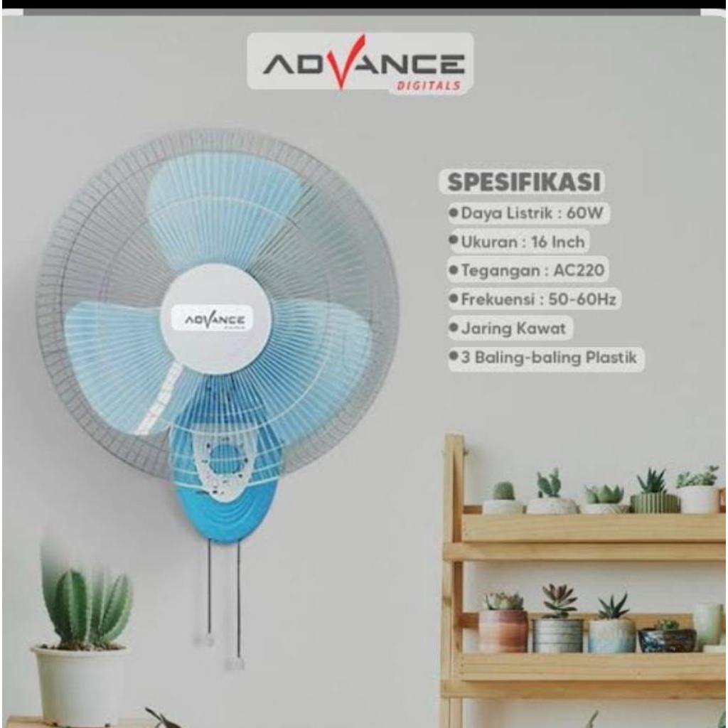 Jual Kipas Angin Dinding ADVANCE WF16(16inch) | Shopee Indonesia