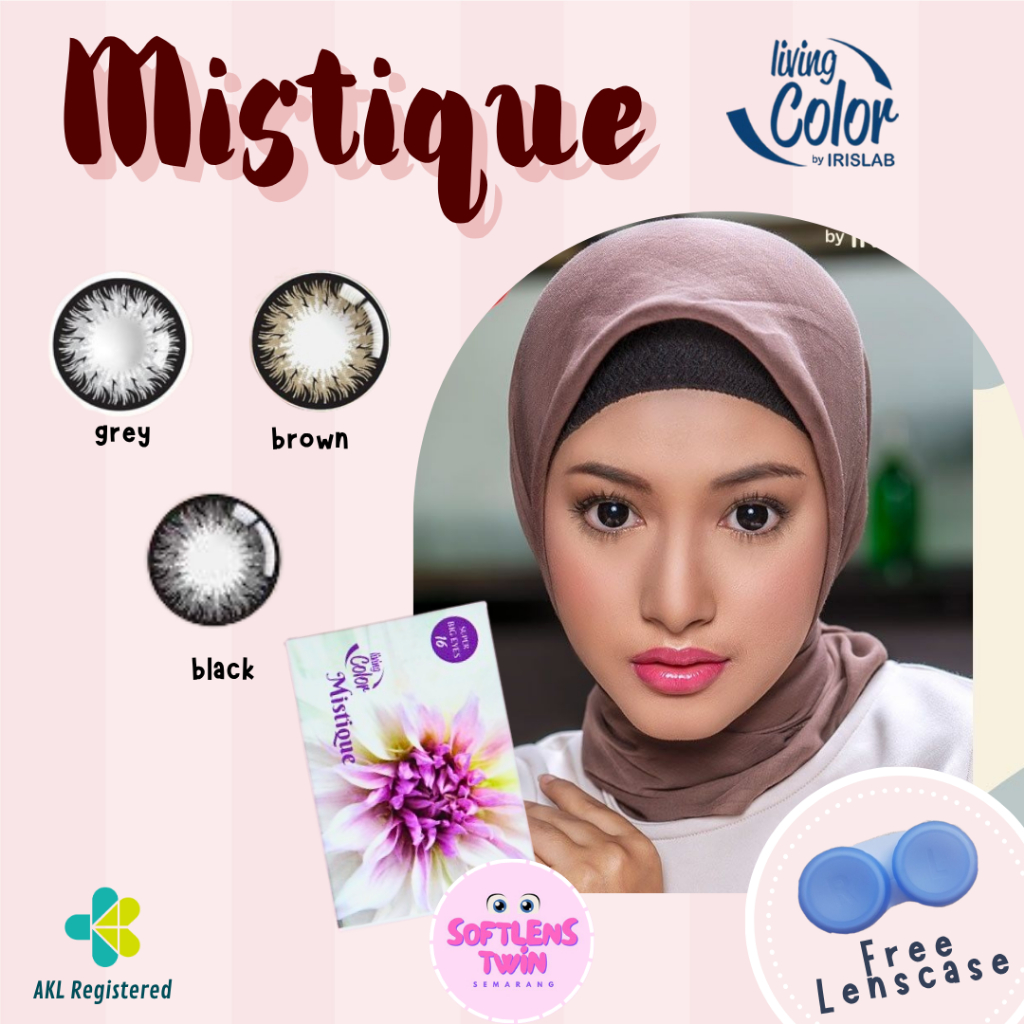 Jual SOFTLENS MINUS MISTIQUE 16 mm BY IRISLAB LIVING COLOR | Shopee ...