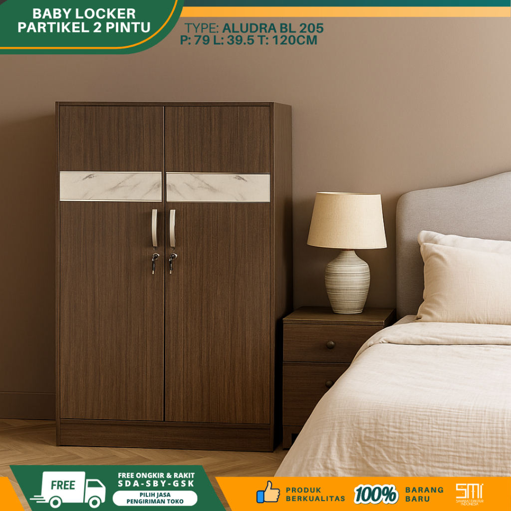 Jual Baby Locker Ayana Aludra BL 205 / Lemari Pakaian Anak Minimalis ...