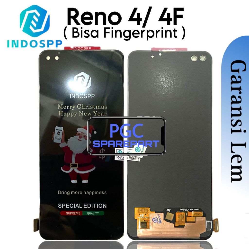 Jual LCD Touchscreen Fullset OP Reno 4 / 4F / 4 Lite / A93 / F17 Pro ...