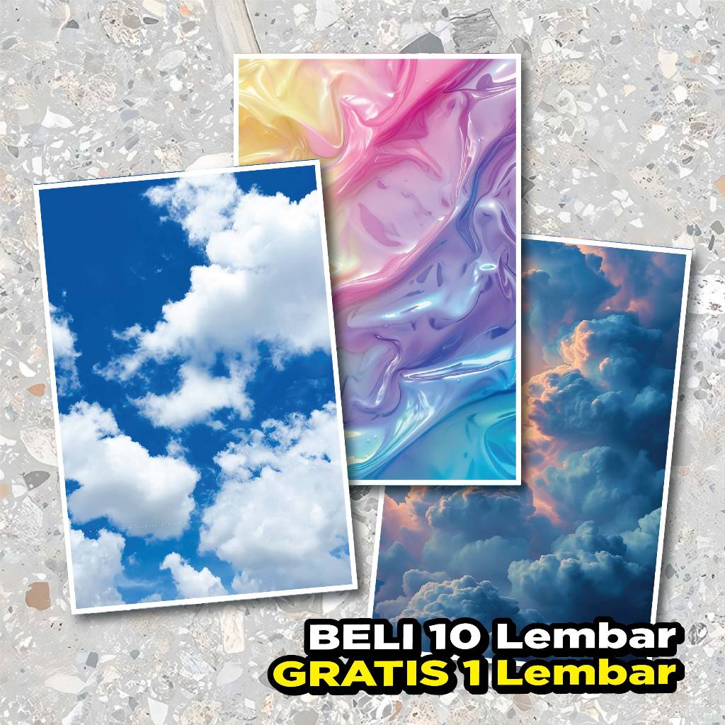 Jual Ready Stock! Kertas Background Foto Konten Aesthetic Bahan Tebal ...