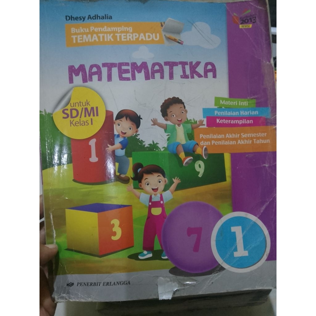 Jual Buku paket matematika kelas 1 SD Erlangga | Shopee Indonesia