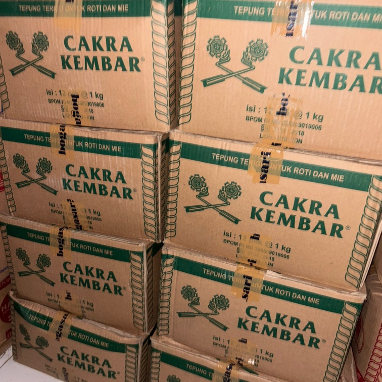 Jual Tepung Terigu Cakra Kembar Ekonomis 1Kg (1 Karton) | Shopee Indonesia