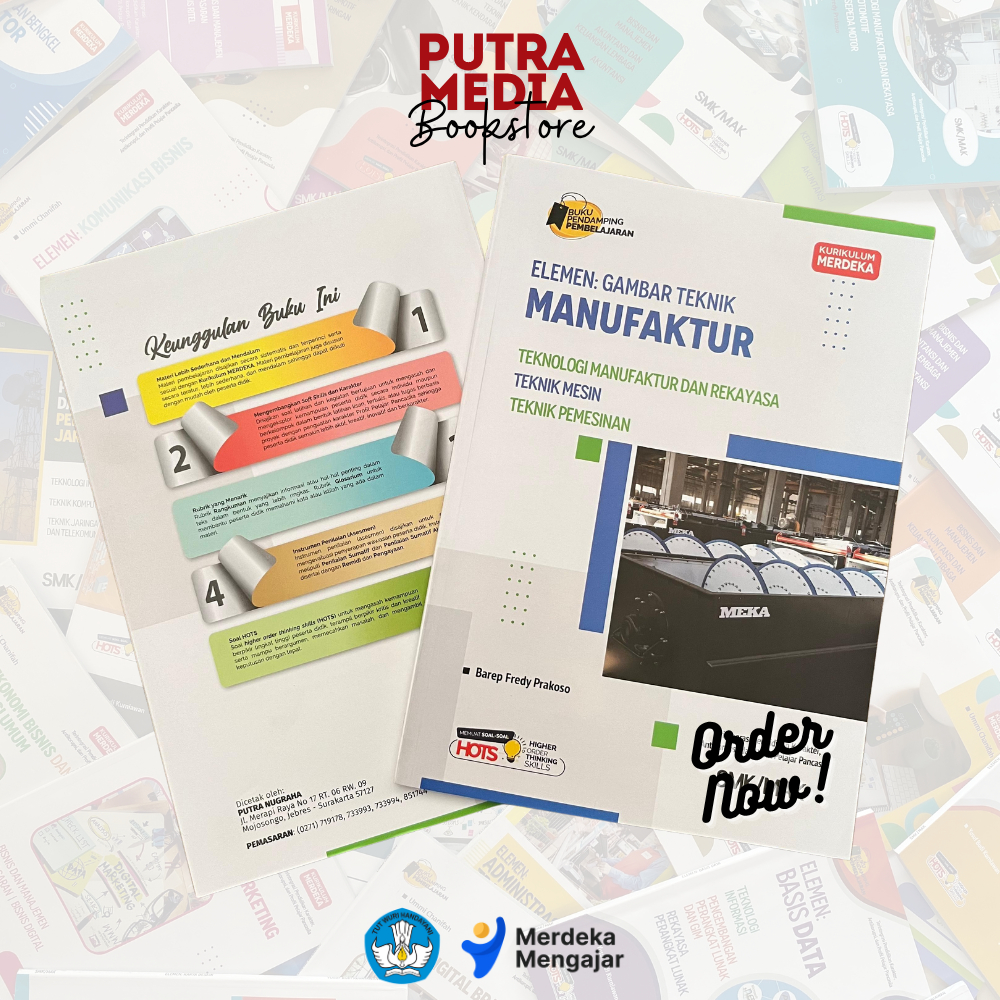 Jual BUKU KUMER SMK Produktif Elemen : Gambar Teknik Manufaktur ...