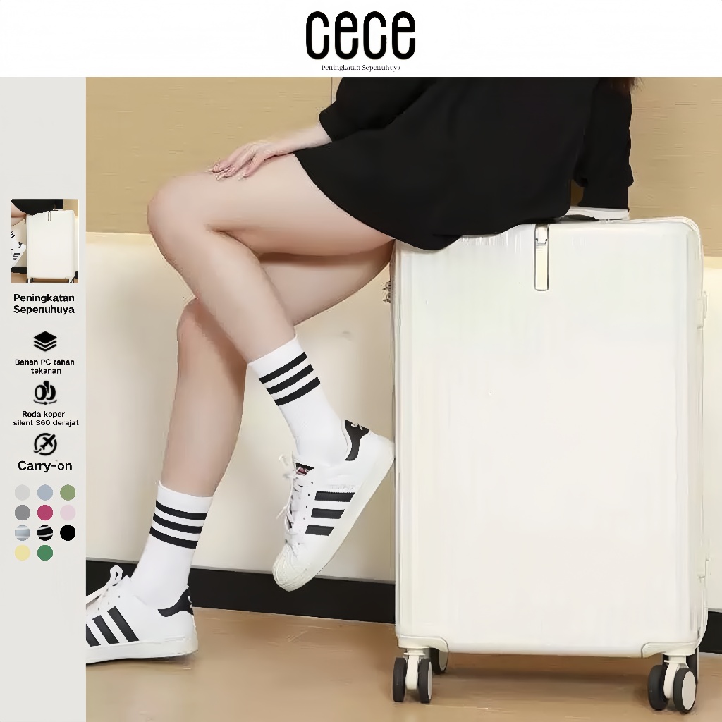 Jual 【CECE】koper tas ransel ukuran 20/24/26/28 inci tas troli Koper ...