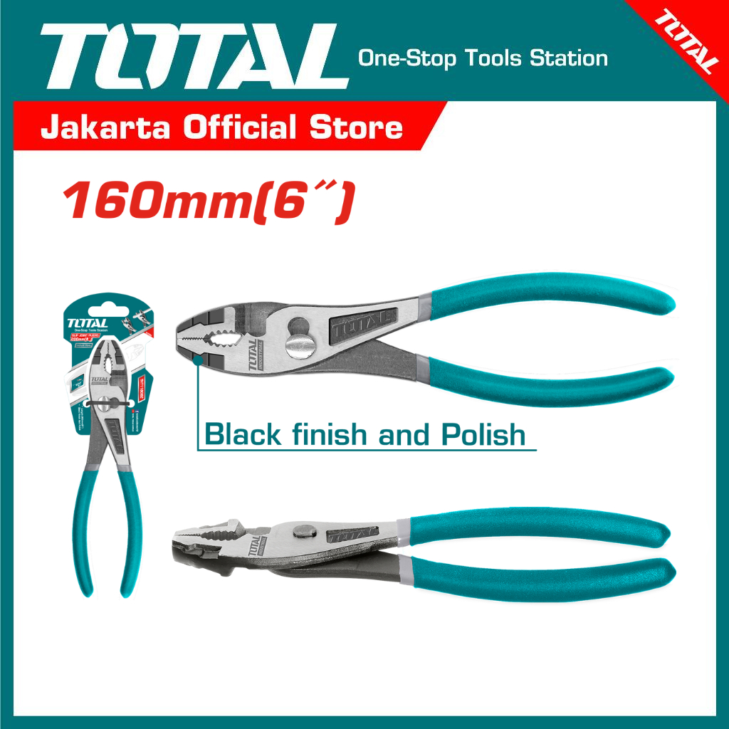 Jual TOTAL Slip joint pliers THT118062 - Tang Slip joint 160mm(6 ...