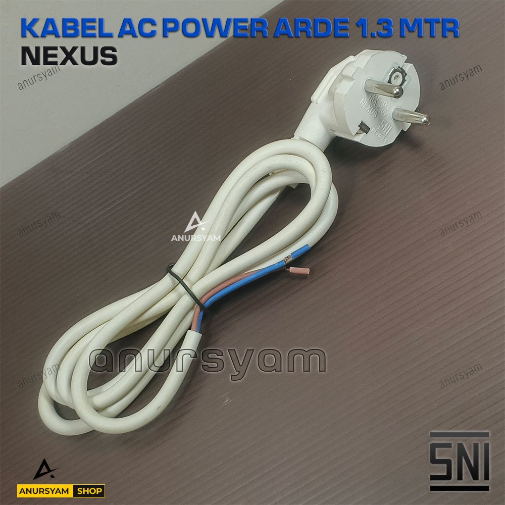 Jual Kabel Power Buntung 1.3 Meter NEXUS SNI / Kabel AC Power Ivory ...