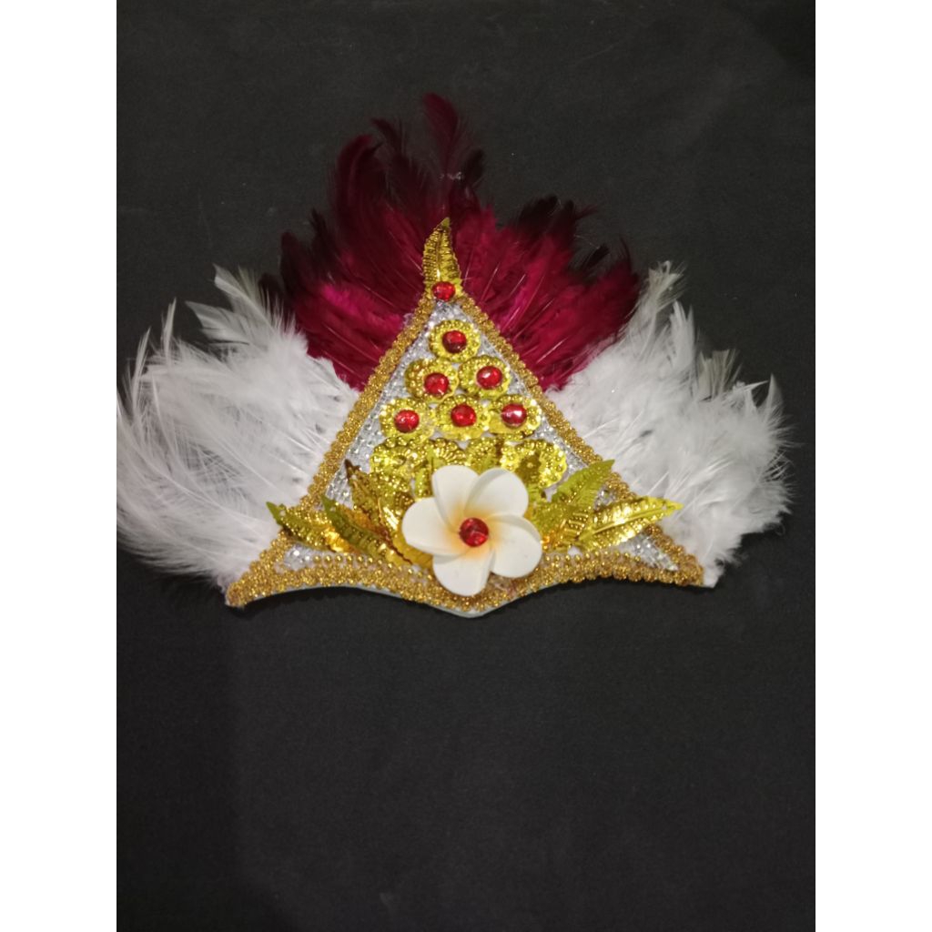 Jual mahkota merah putih daun kamboja | Shopee Indonesia