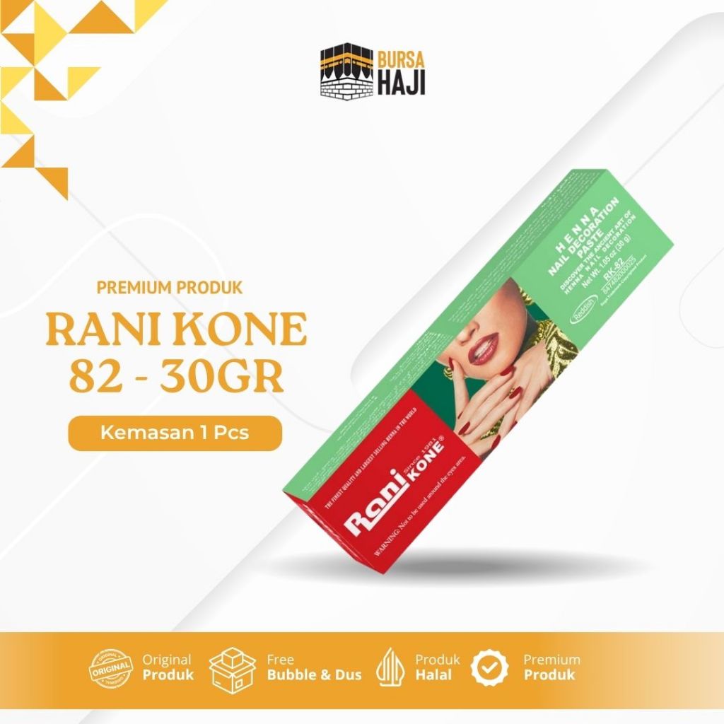 Jual Henna Rani Kone 82 30gr Hena Untuk Kuku Halal Sah Untuk Sholat Souvenir Oleh oleh Haji ...