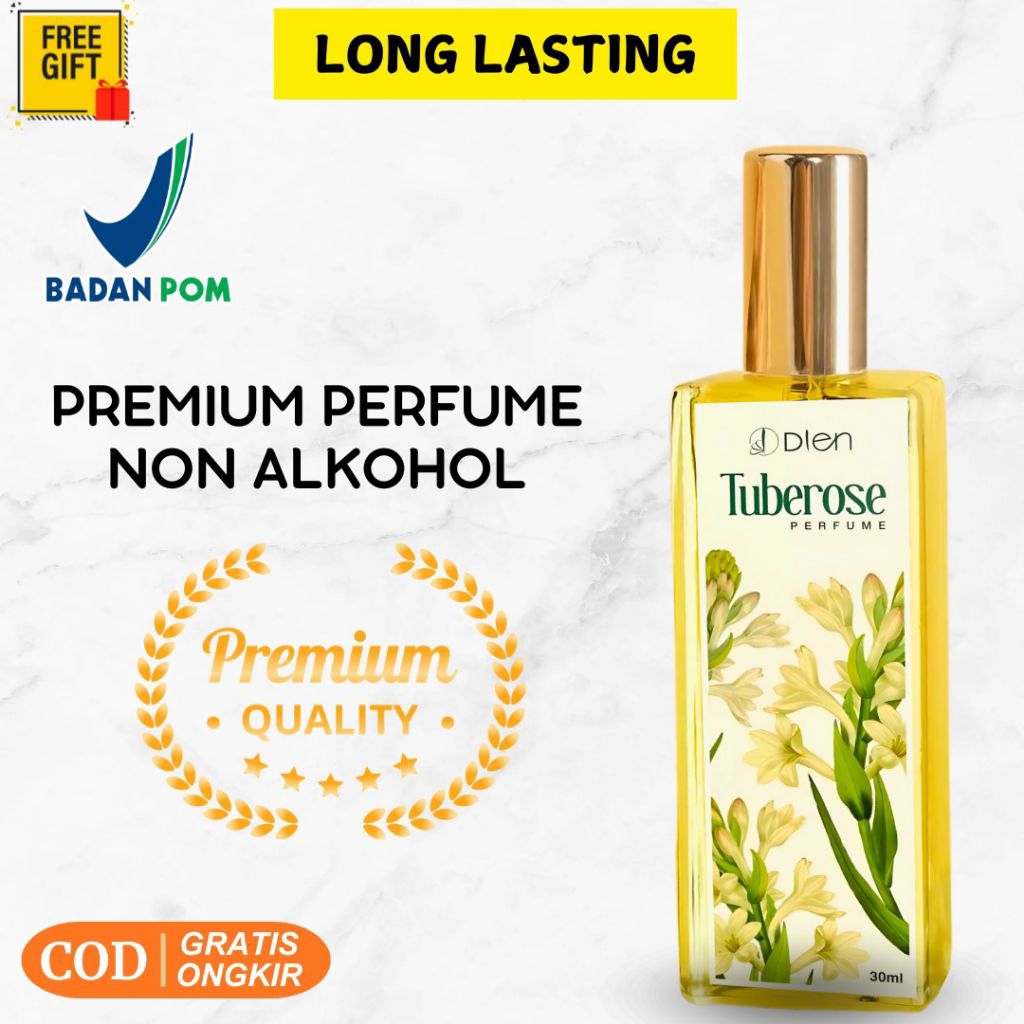Jual PARFUM TUBEROSE by Dien Perfume Non Alkohol BPOM Parfum Wanita Premium Aroma Bunga Sedap ...