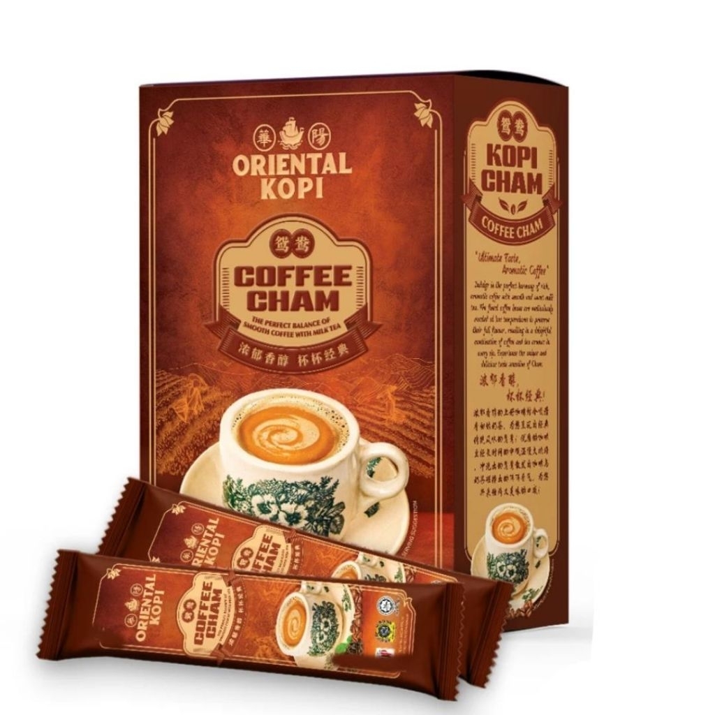 Jual ORIENTAL Cham Coffee Malaysia (38g x 10 sachet) | Shopee Indonesia
