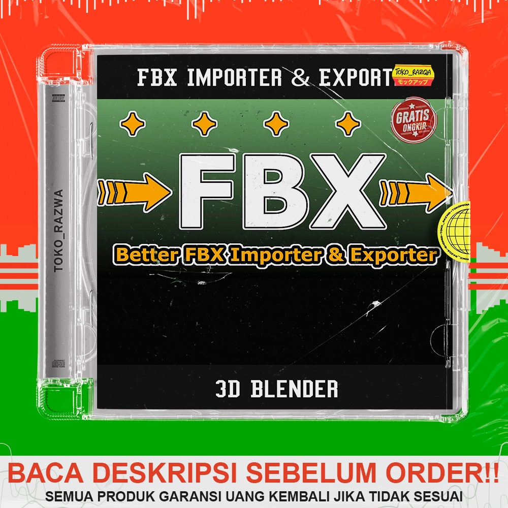 Jual 3D Blender - Better FBX Importer & Exporter v6 - 301025 | Shopee ...