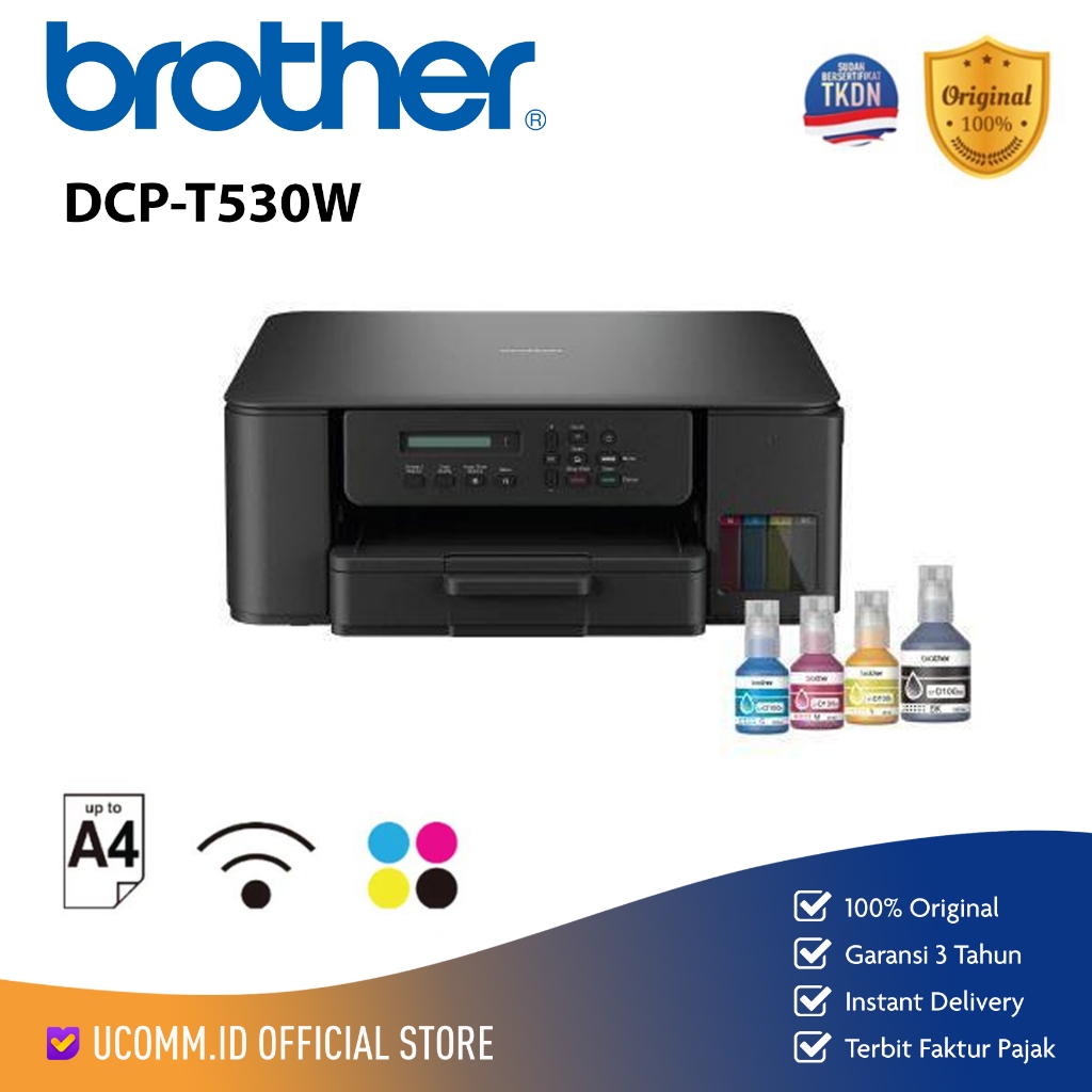 Jual BROTHER DCP-T530DW Printer Brother Dcp T530 Dw Seri Pengganti DCP ...