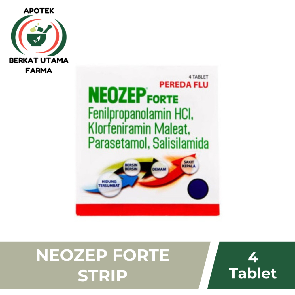 Jual NEOZEP FORTE STRIP 4 TABLET | Shopee Indonesia