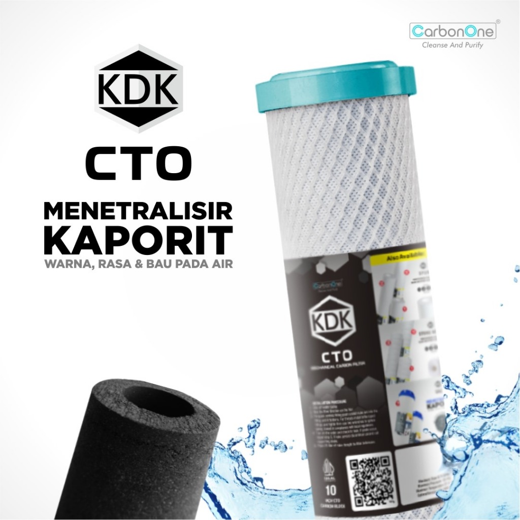 Jual 941894 - CTO 10" - KDK Karbon Block - Penjernih air - isian ...