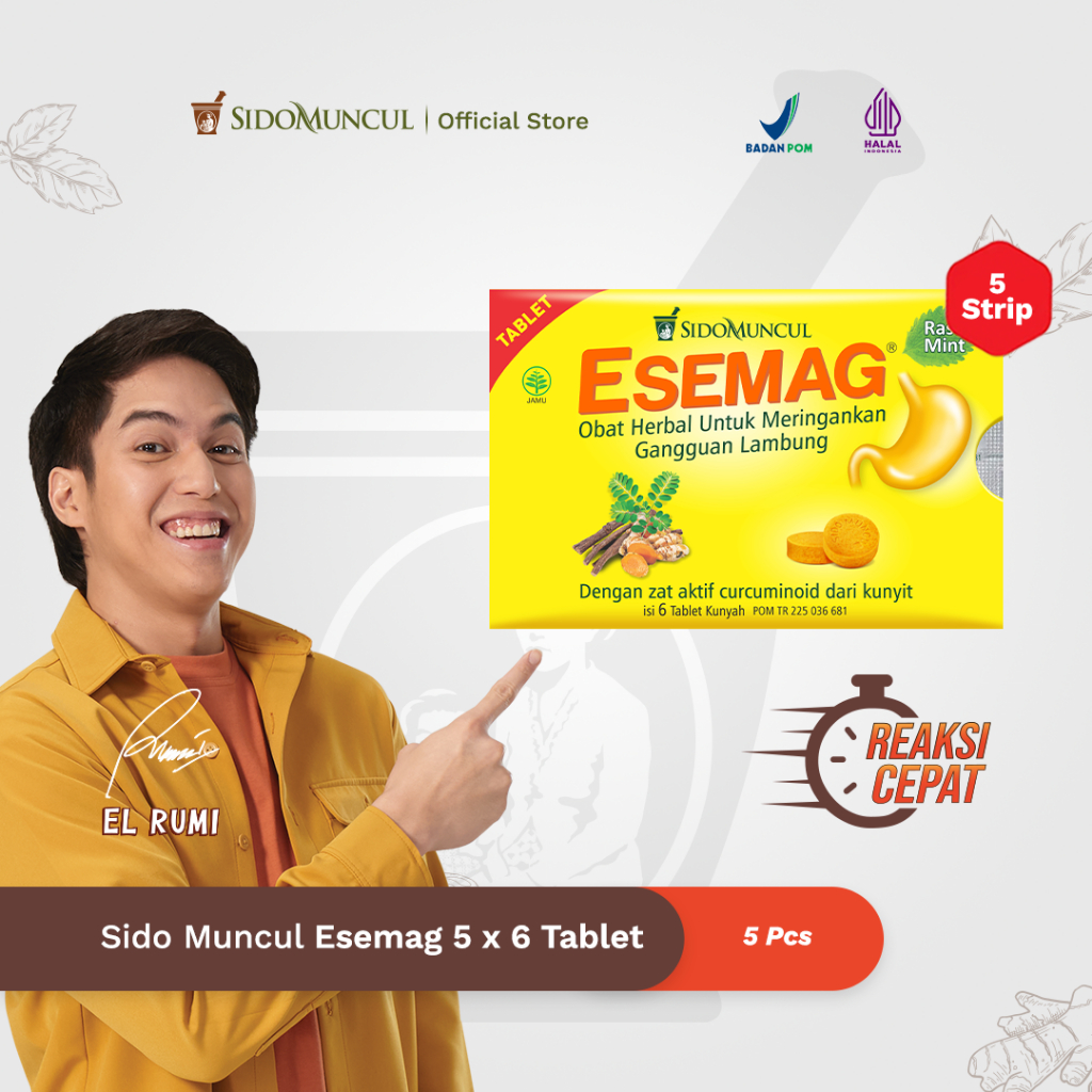 Jual Sido Muncul Esemag 5x6 Tablet - Sakit Perut Lambung Maag Perih ...