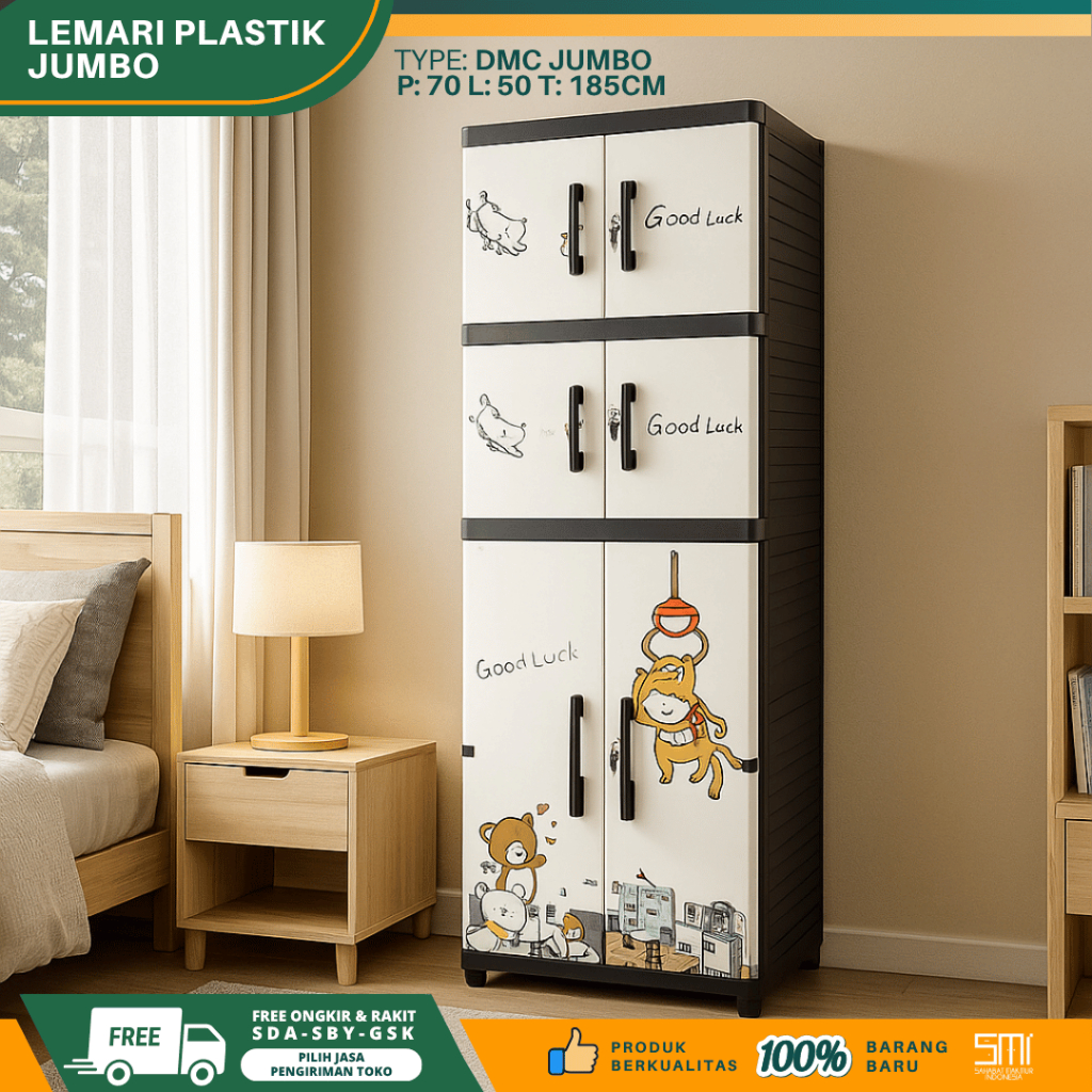 Jual Lemari Plastik Gantung Mr Plast Miami Orlando DMC Jumbo / Almari ...