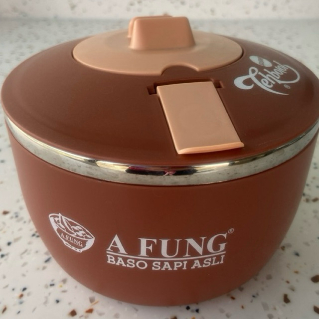 Jual mangkok bakso afung prj jakarta fair 2025 warna coklat ready ...