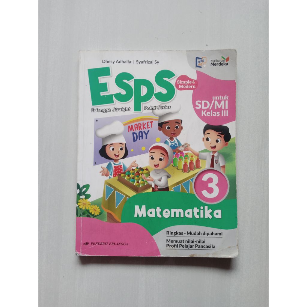 Jual ESPS MATEMATIKA UNTUK SD/MI KELAS III KURIKULUM MERDEKA | Shopee Indonesia