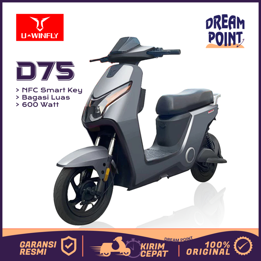 Jual Sepeda Listrik Uwinfly D75 Power 600Watt 48v/12ah Jok Panjang Garansi Resmi U-winfly ...