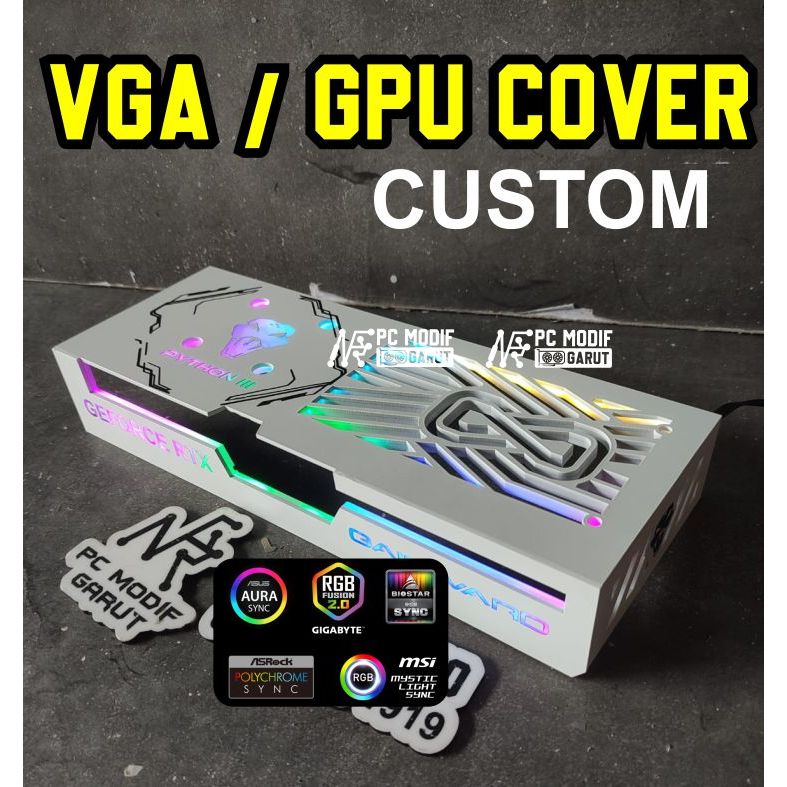 Jual COVER GPU COVER VGA ANIME EDITION CUSTOM LOGO UKURAN CSUTOM LED ...